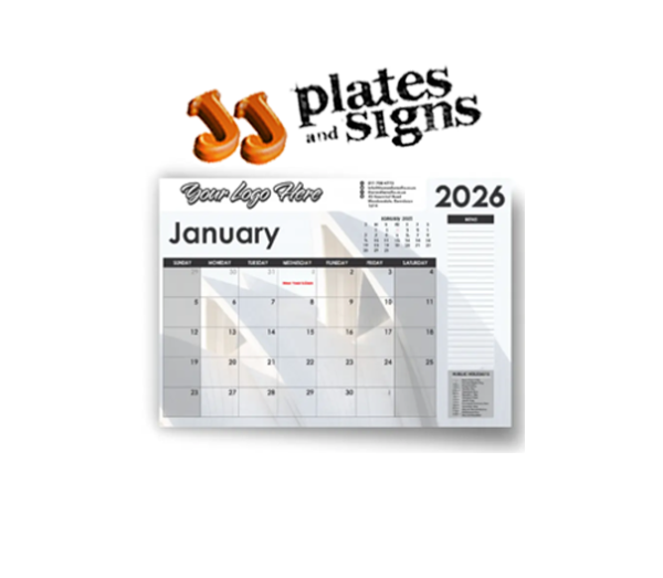 A3 Desk Calendars – Submit your own Unique 12 Month design (1 Month per ...